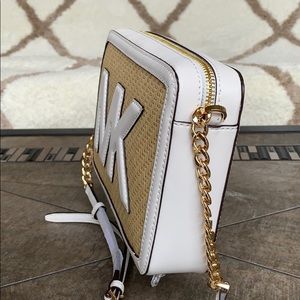 Michael Kors | Bags | Michael Kors Straw Python Capsule Jsi Lg Ew Xbody ...